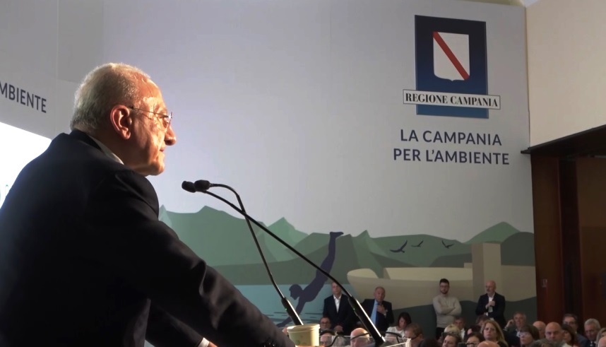 Napoli, De Luca al Green Med Symposium: "Un piano per autonomia idrica ...